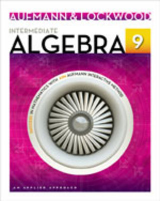 Intermediate Algebra An Applied Approach by Richard Aufmann, Joanne ...