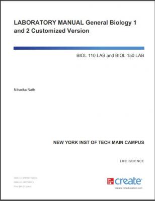 Lab Manual General Biology 1 and 2 - NYIT Custom by Mader, ISBN ...