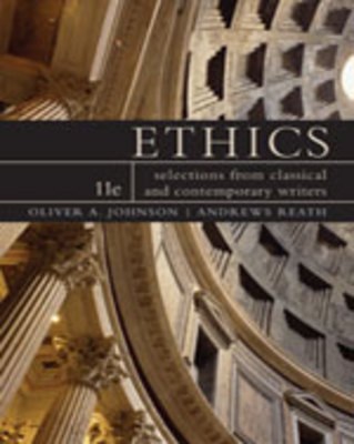 Ethics Selections from Classic and Contemporary Writers by Oliver ...