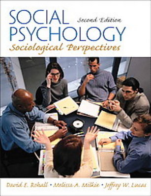 Social Psychology Sociological Perspectives by Jeffrey Lucas, ISBN ...