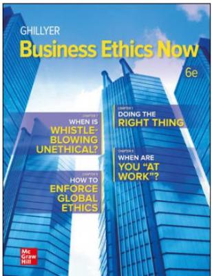 Connect With Learnsmart Online Access For Business Ethics Now by Andrew ...