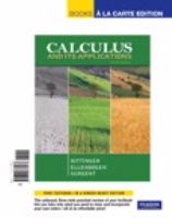 Calculus and Its Applications, Books a la Carte Edition by Bittinger ...