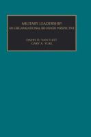 Military Leadership An Organizational Behavior Perspective by Gary A ...