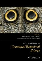 The Wiley Handbook of Contextual Behavioral Science by Robert D. Zettle ...