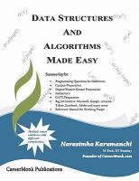 Data Structures and Algorithms Made Easy : Data Structure and Algorithmic Puzzles by Karumanchi ...